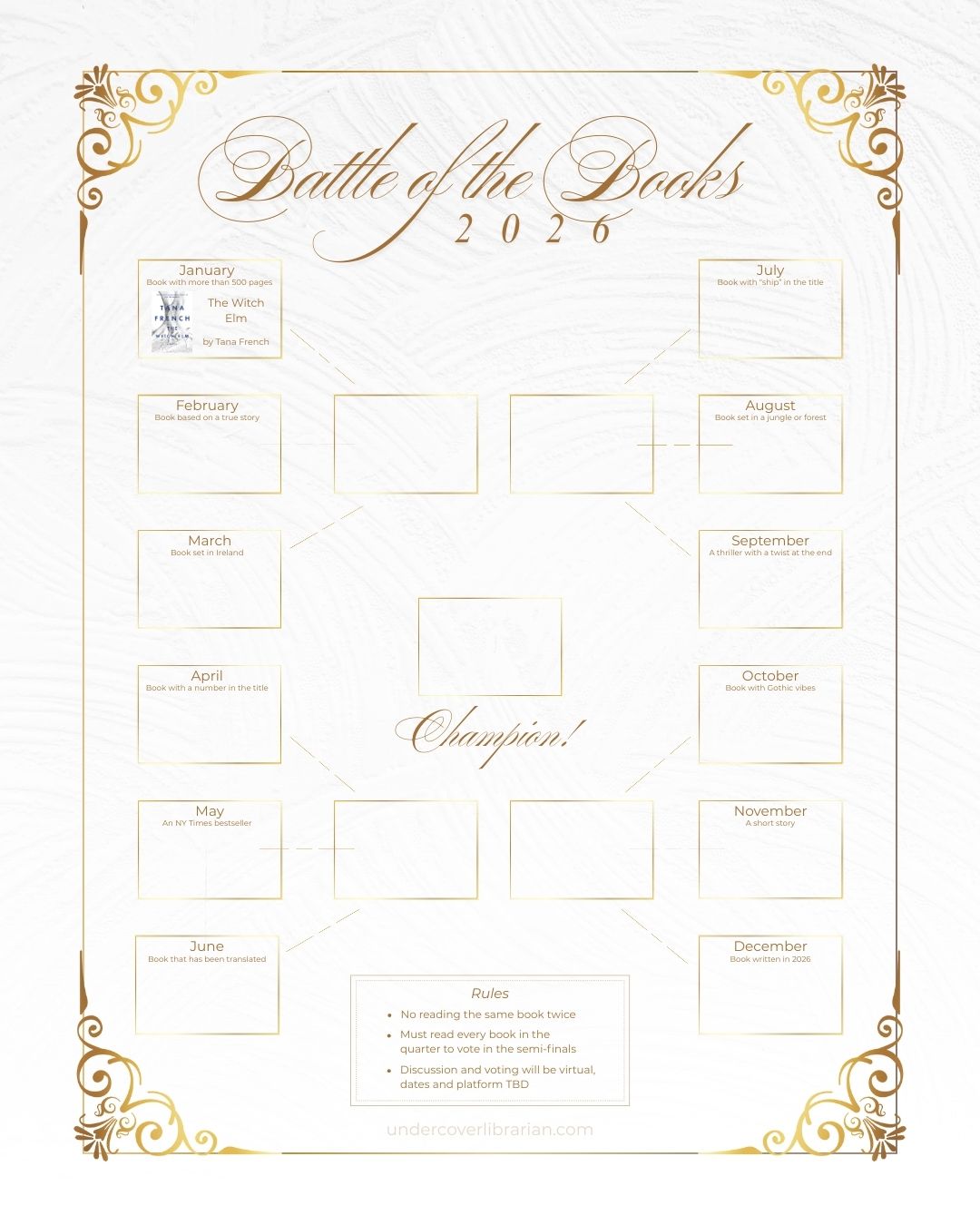 Battle of the Books 2026 – Undercover Librarian